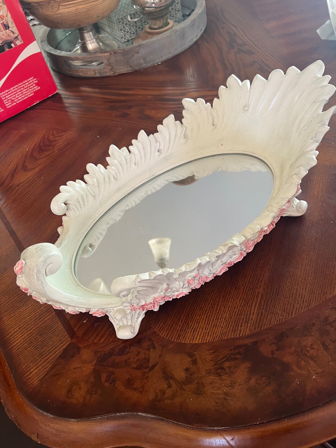 Vanity Mirror With Roses - Etsy