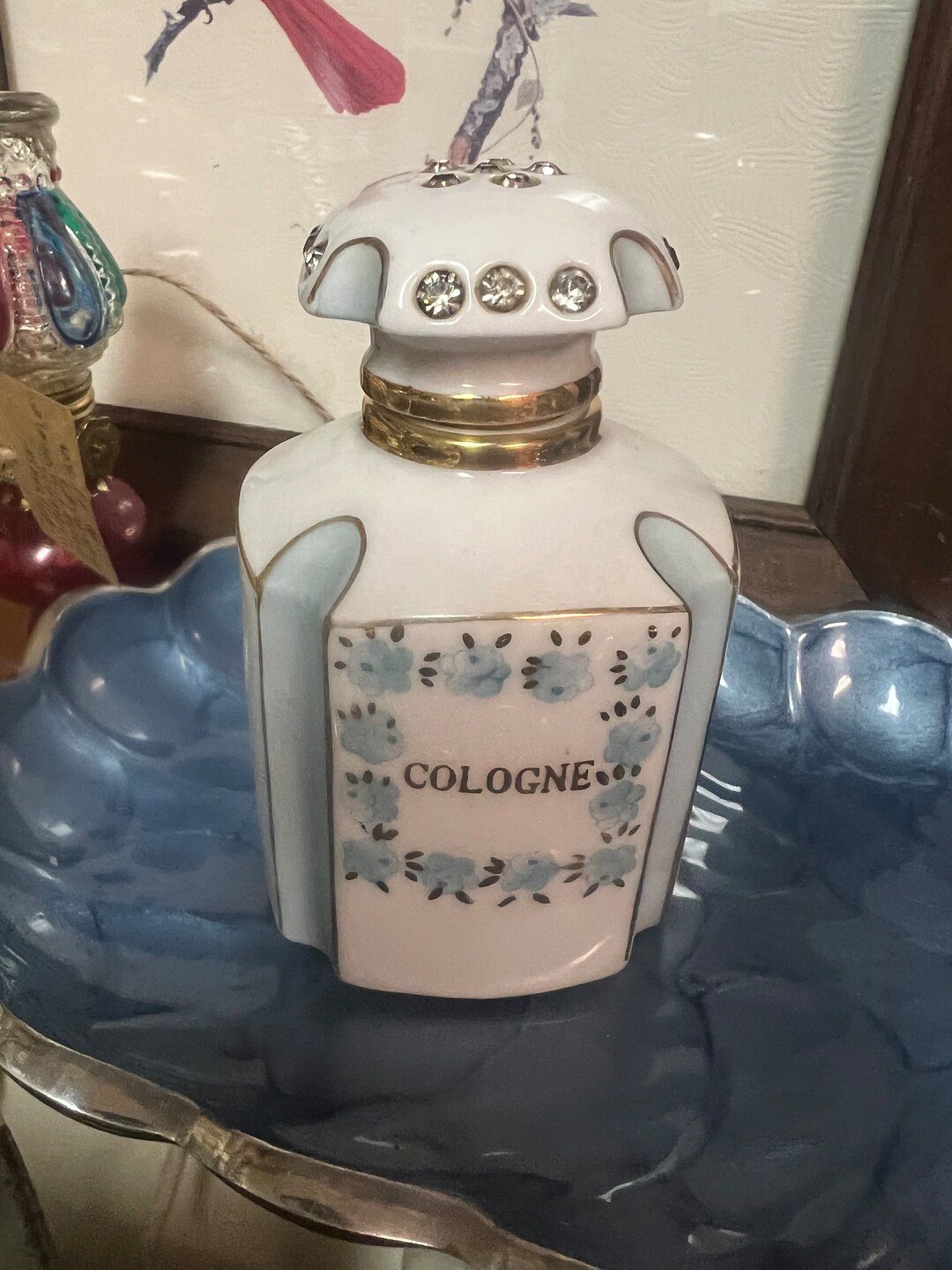 Vintage Cologne Bottle - Etsy