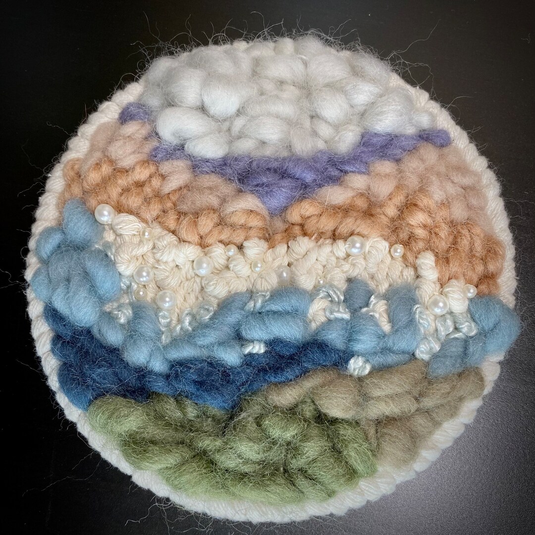 Woven Round Wall Art Round Weave Circular Woven Wall - Etsy