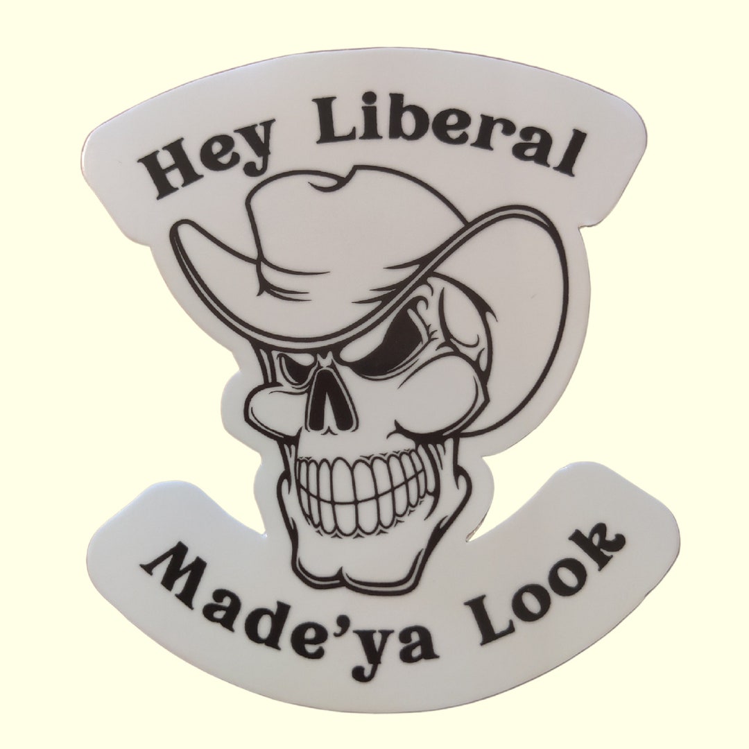 Hey Liberal 4 Inch Sticker - Etsy