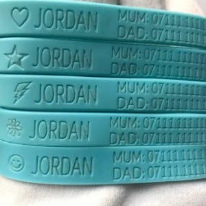 Children ID Child I.D Kid Identification Custom Toddler Personalised ...