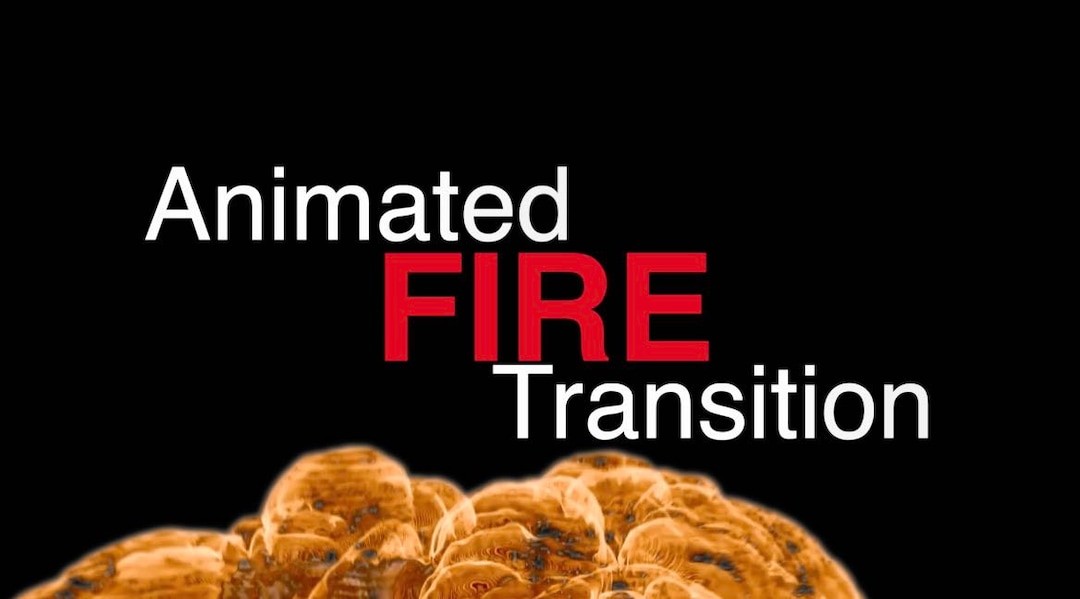 Animated Fire Twitch Stream Transition: Transparent Stinger (.webm) - Etsy