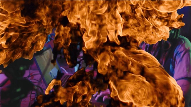 Transparent Animated Fire Twitch Stream Stinger Transition | Twitch ...