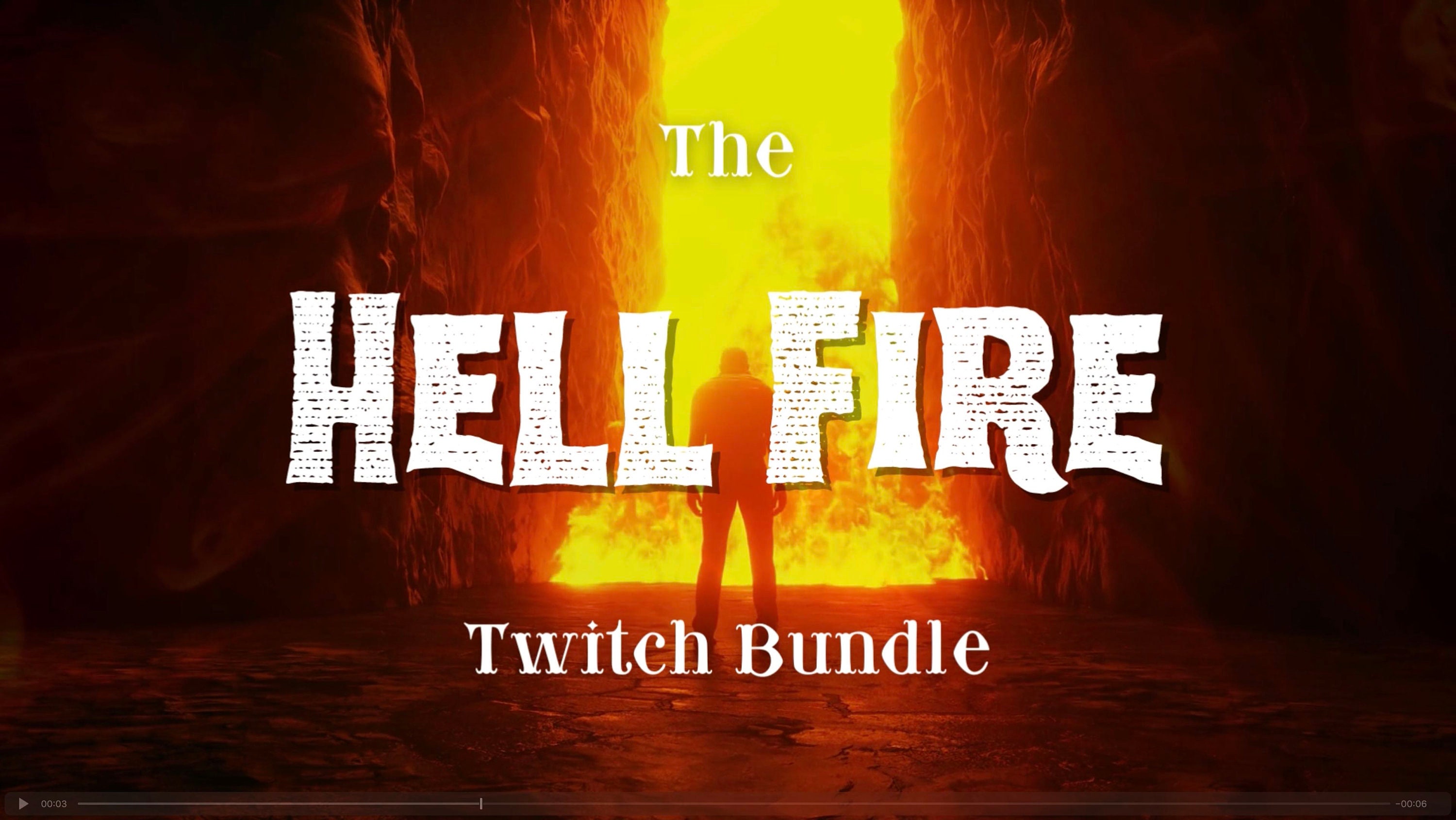 The Hell Fire Twitch Bundle Hell Fire Animated Twitch Streaming Package ...
