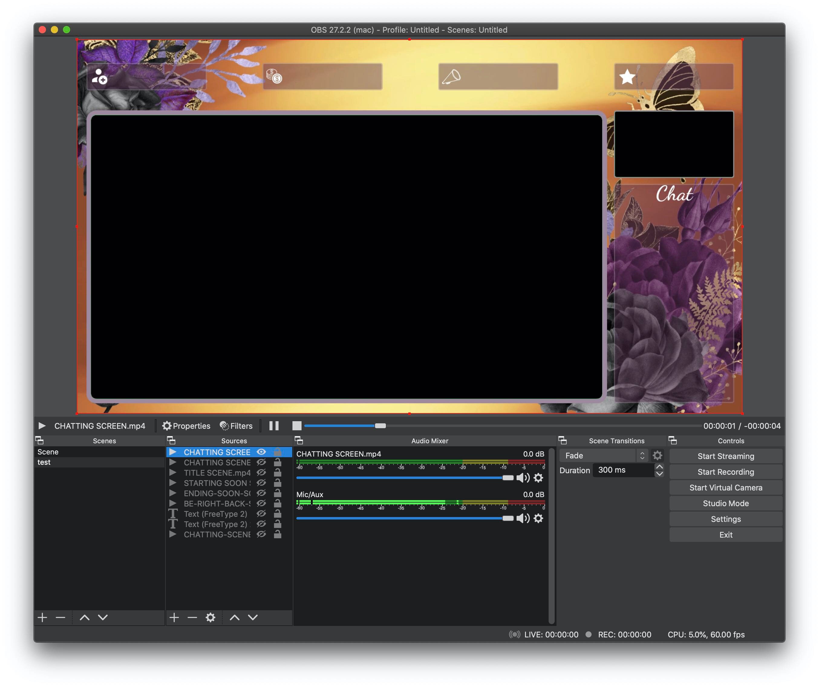 The Gothic Gold Twitch Bundle Gothic Gold Animated Twitch Streaming ...
