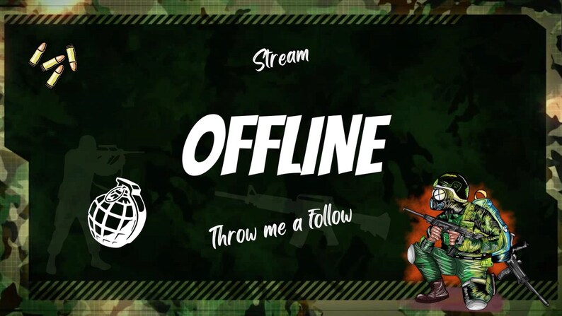 The Camo Twitch Bundle | Camo Animated Twitch Streaming Package ...