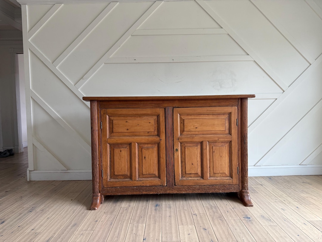 19th Century Country English Welsh Pine Cupboard, Antique Pine Hutch ...