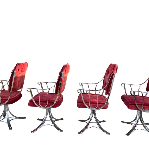 Chrome Dining Chairs - Etsy