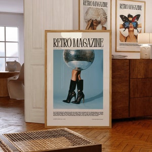 RETRO MAGAZINE Poster Printable, Aesthetic Poster, Magazine Poster ...