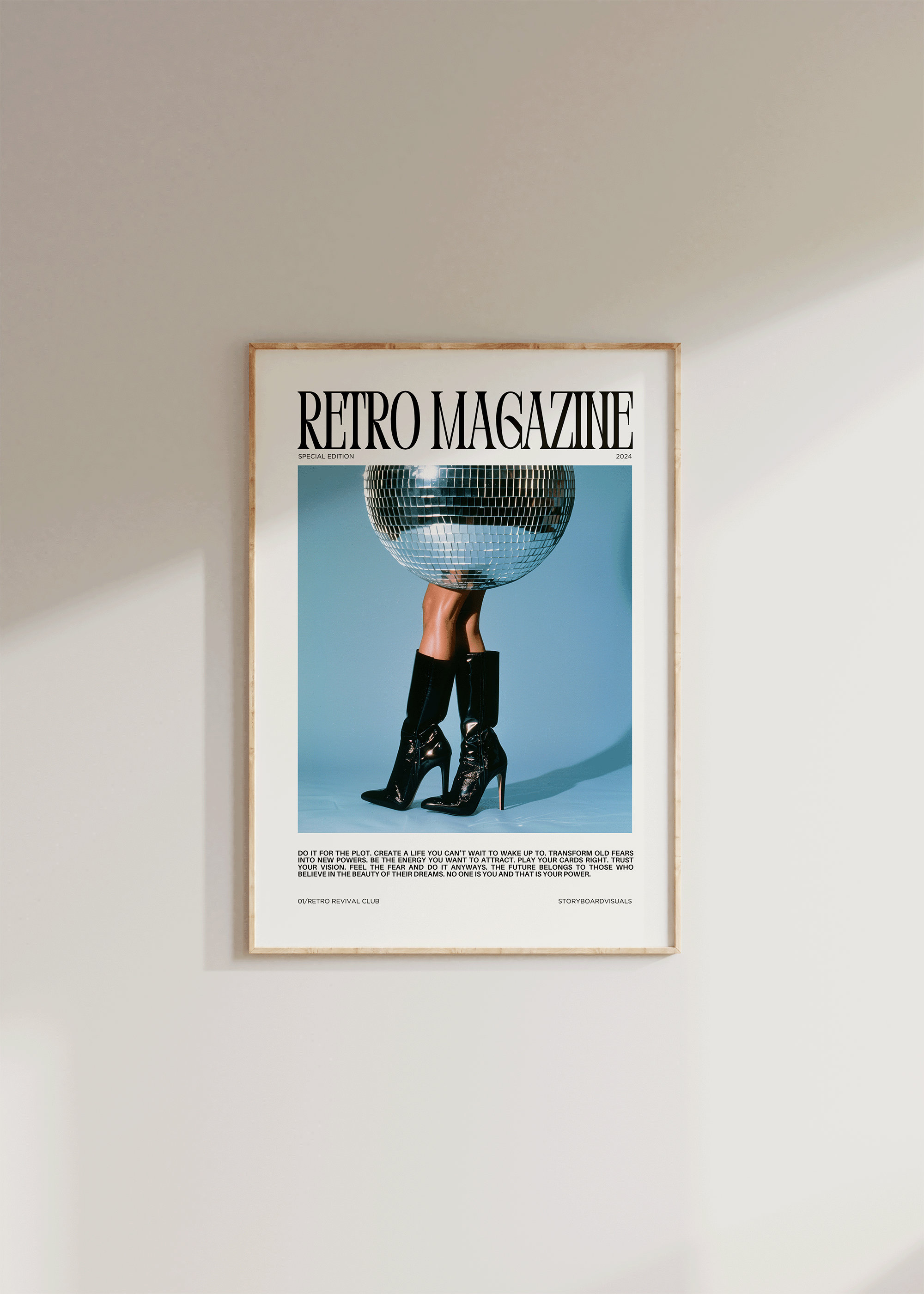 RETRO MAGAZINE Poster Printable, Aesthetic Poster, Magazine Poster ...