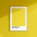 Pantone YELLOW Wall Art Printable Bundle Set of 6 Prints Yellow Pantone ...