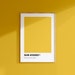 Pantone YELLOW Wall Art Printable Bundle Set of 6 Prints Yellow Pantone ...
