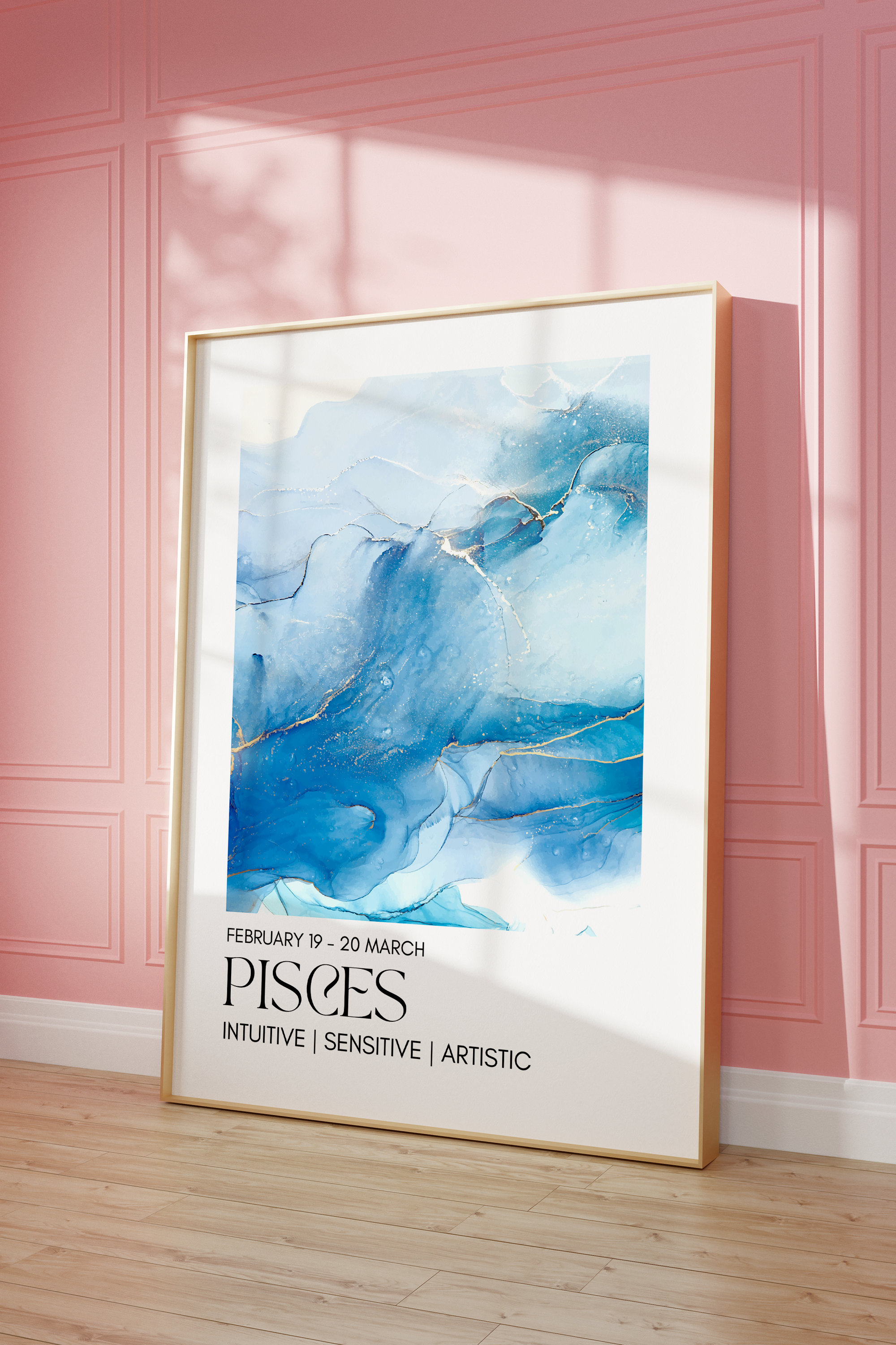 PISCES Print Poster Pisces Wall Art Print Pisces Gift - Etsy