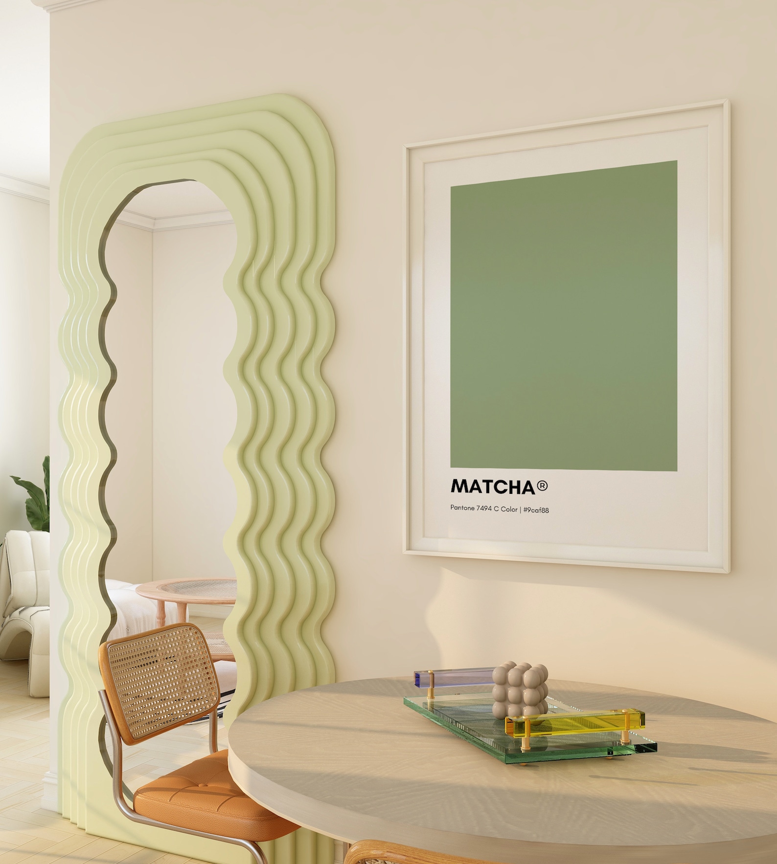 Matcha Green Pantone, GREEN Pantone Print Poster, Green Pantone Wall ...
