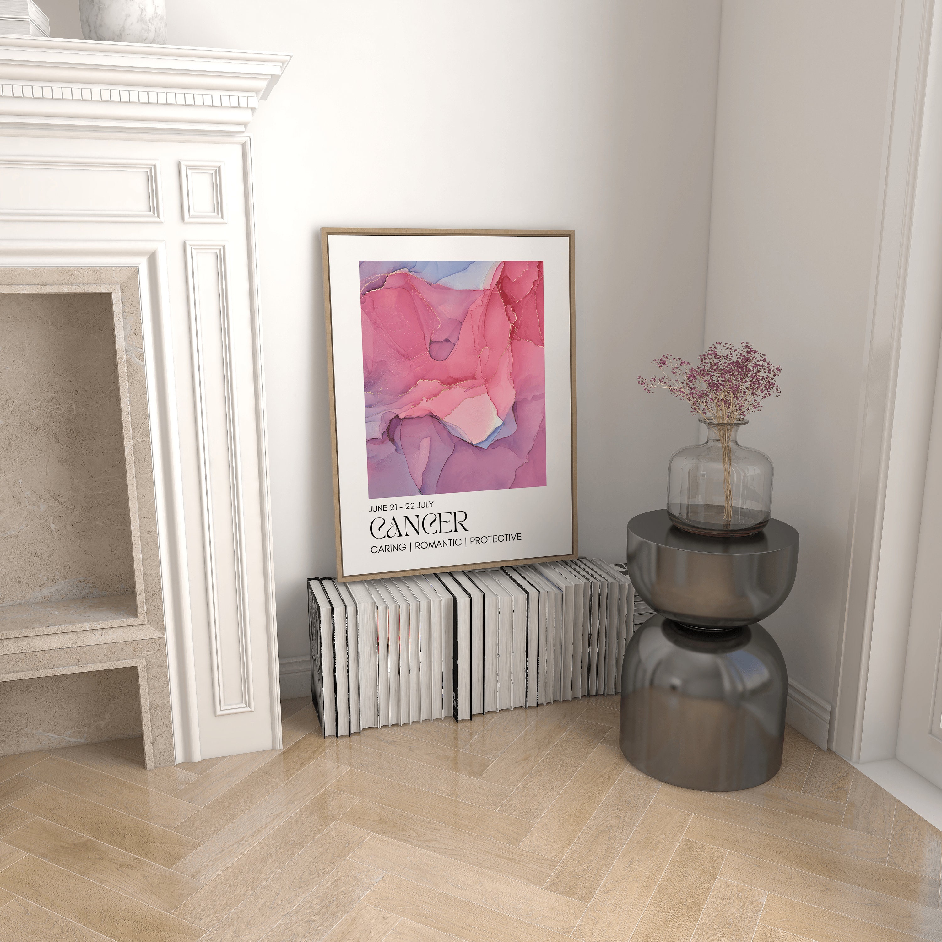 CANCER Print Poster, Cancer Wall Art Print, Cancer Gift, Cancer Zodiac ...