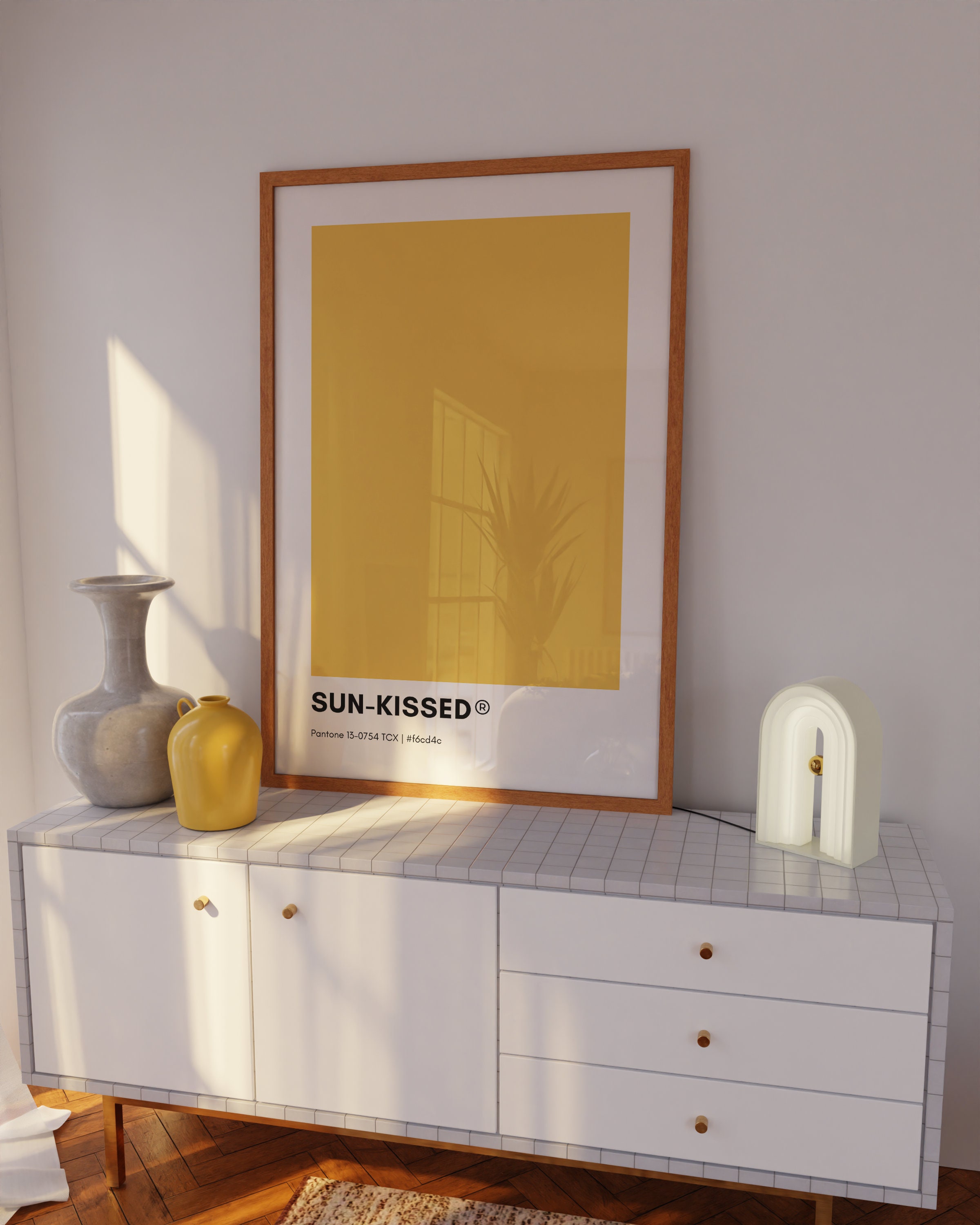 Sun-kissed Yellow Pantone,yellow Pantone Print Poster,yellow Pantone ...
