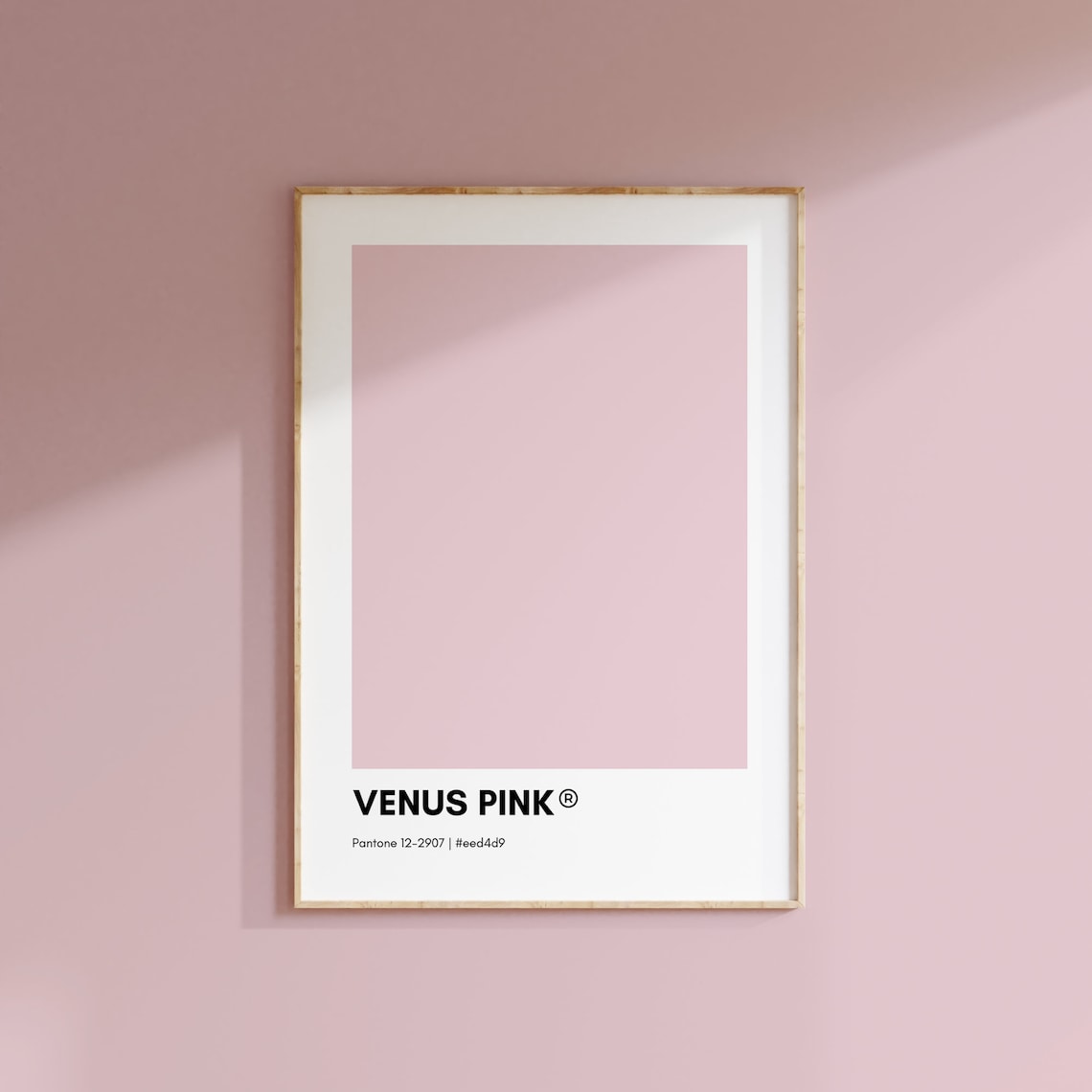 Pantone PINK Wall Art Printable Bundle Set of 6 Prints Pink Pantone ...