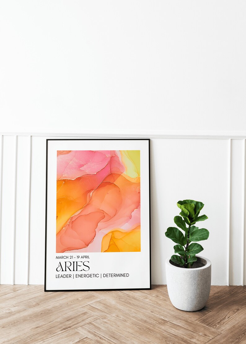 ARIES Print Poster Aries Wall Art Print Aries Gift Aries - Etsy