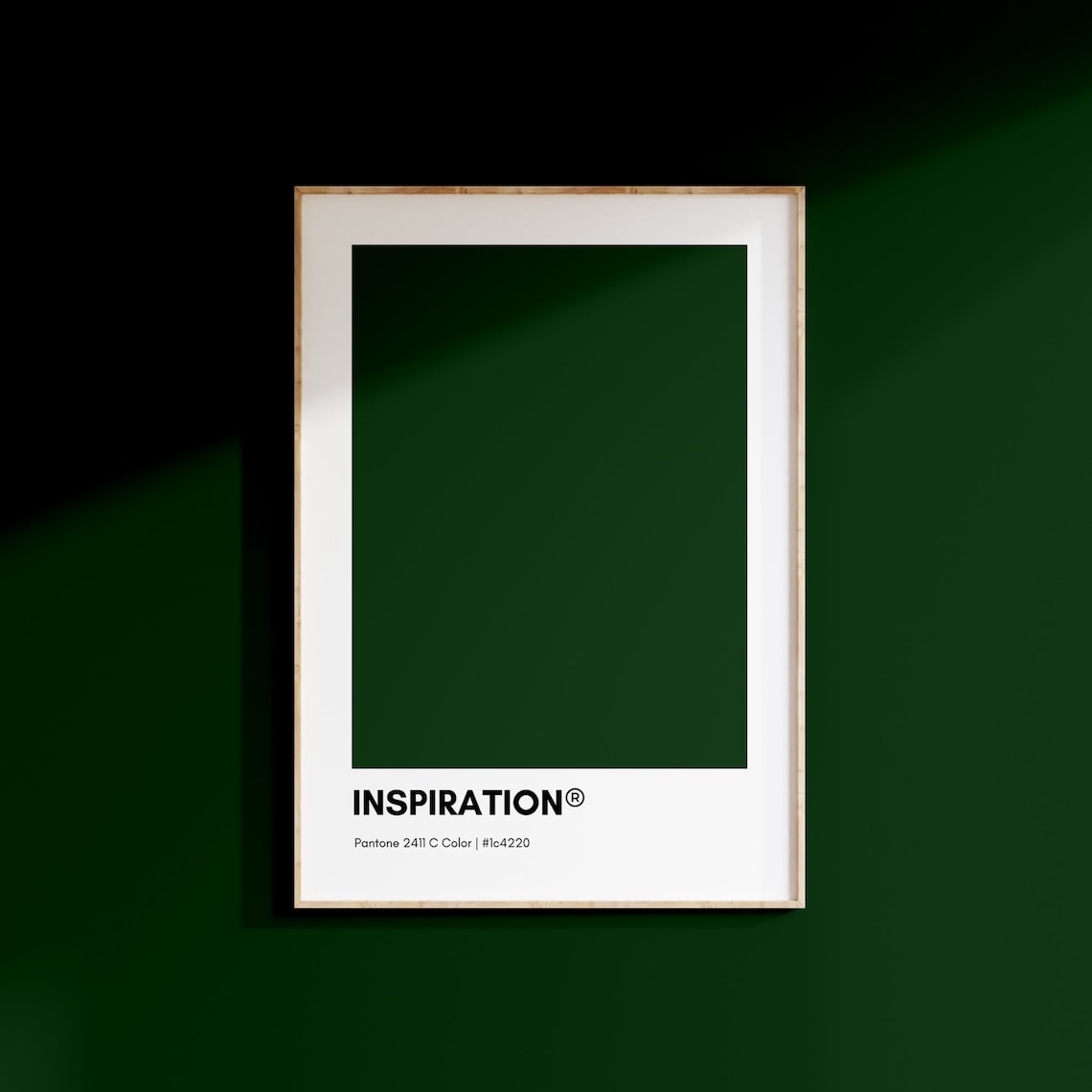 Pantone GREEN Wall Art Printable Bundle Set of 6 Prints Green Pantone ...