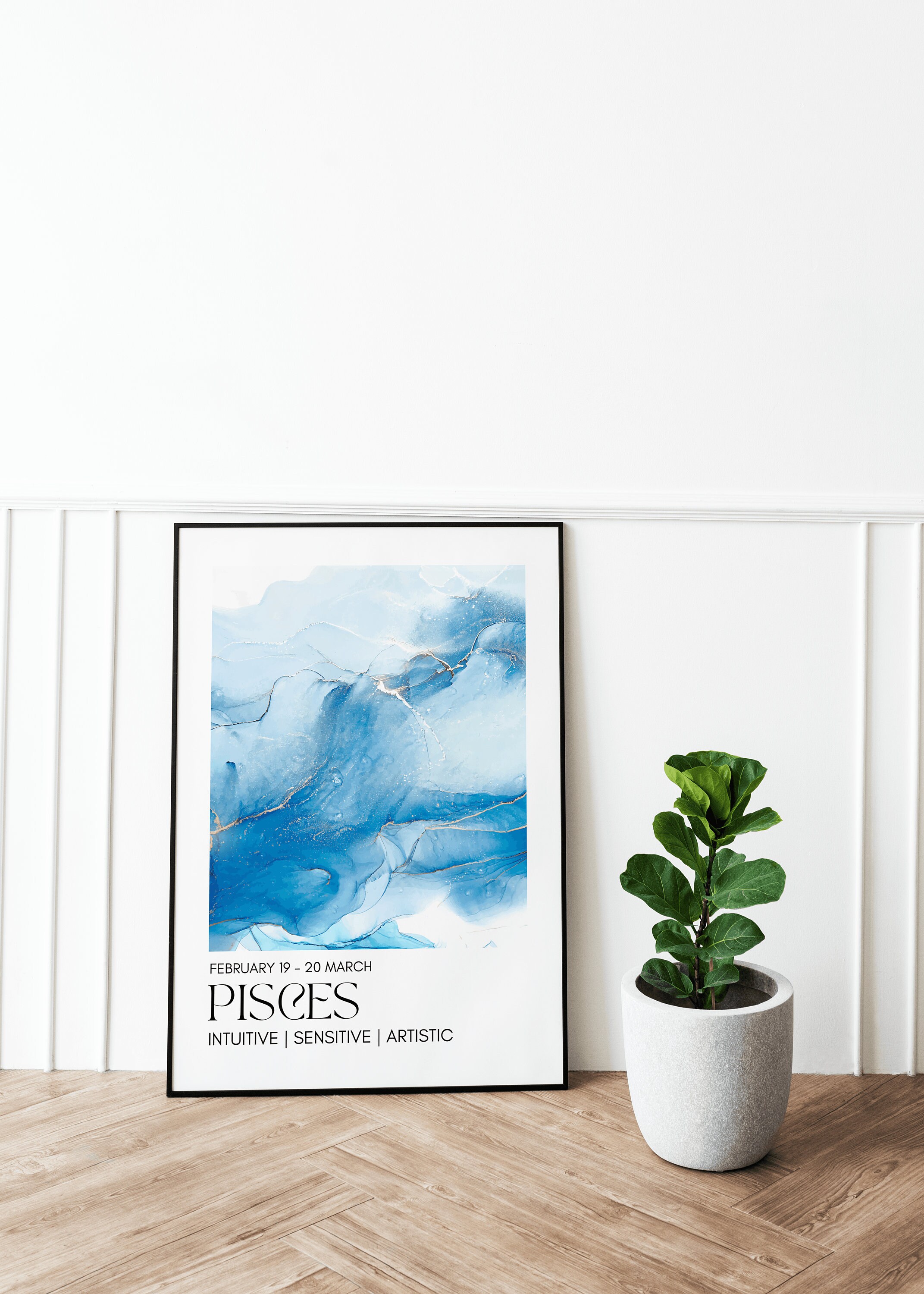 PISCES Print Poster Pisces Wall Art Print Pisces Gift - Etsy