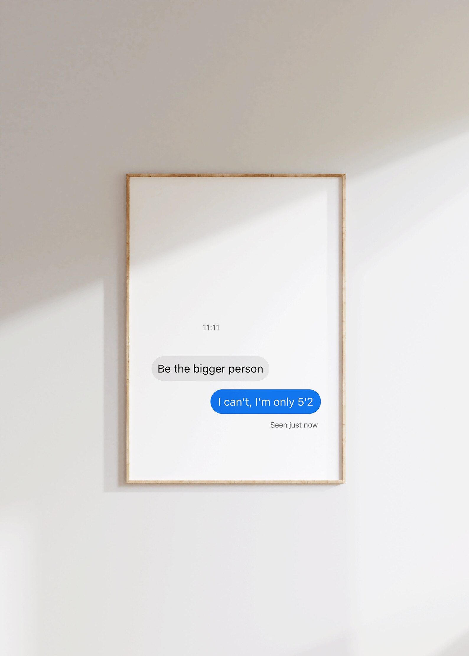 Text Message Quote Wall Art Printable Poster, Typography Wall Art ...