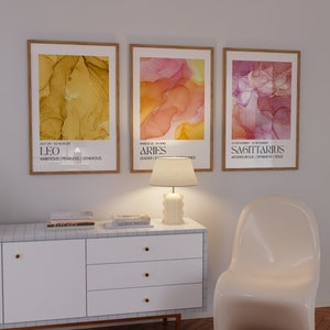 LEO Print Poster, Leo Wall Art Print, Leo Gift, Leo Zodiac Decor Art ...