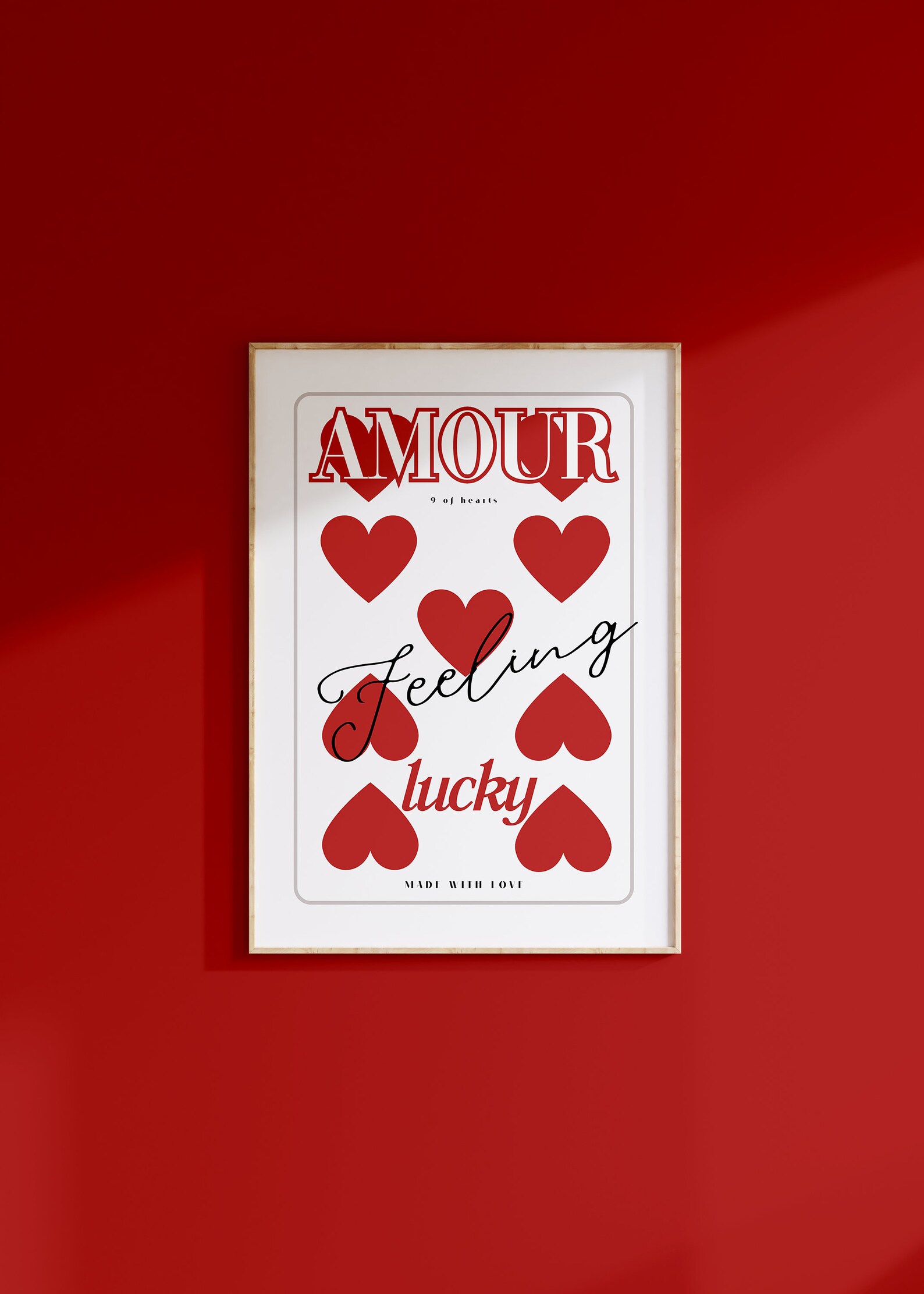 AMOUR Poster Printable, Aesthetic Poster, Retro Magazine Poster, 9 of ...