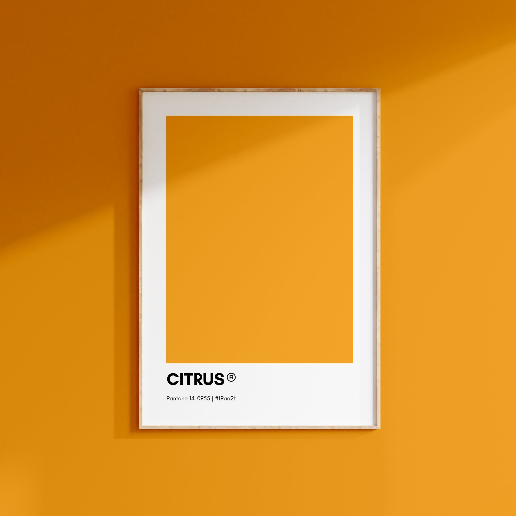 Pantone ORANGE Wall Art Printable Bundle, Set of 6 Prints Orange ...