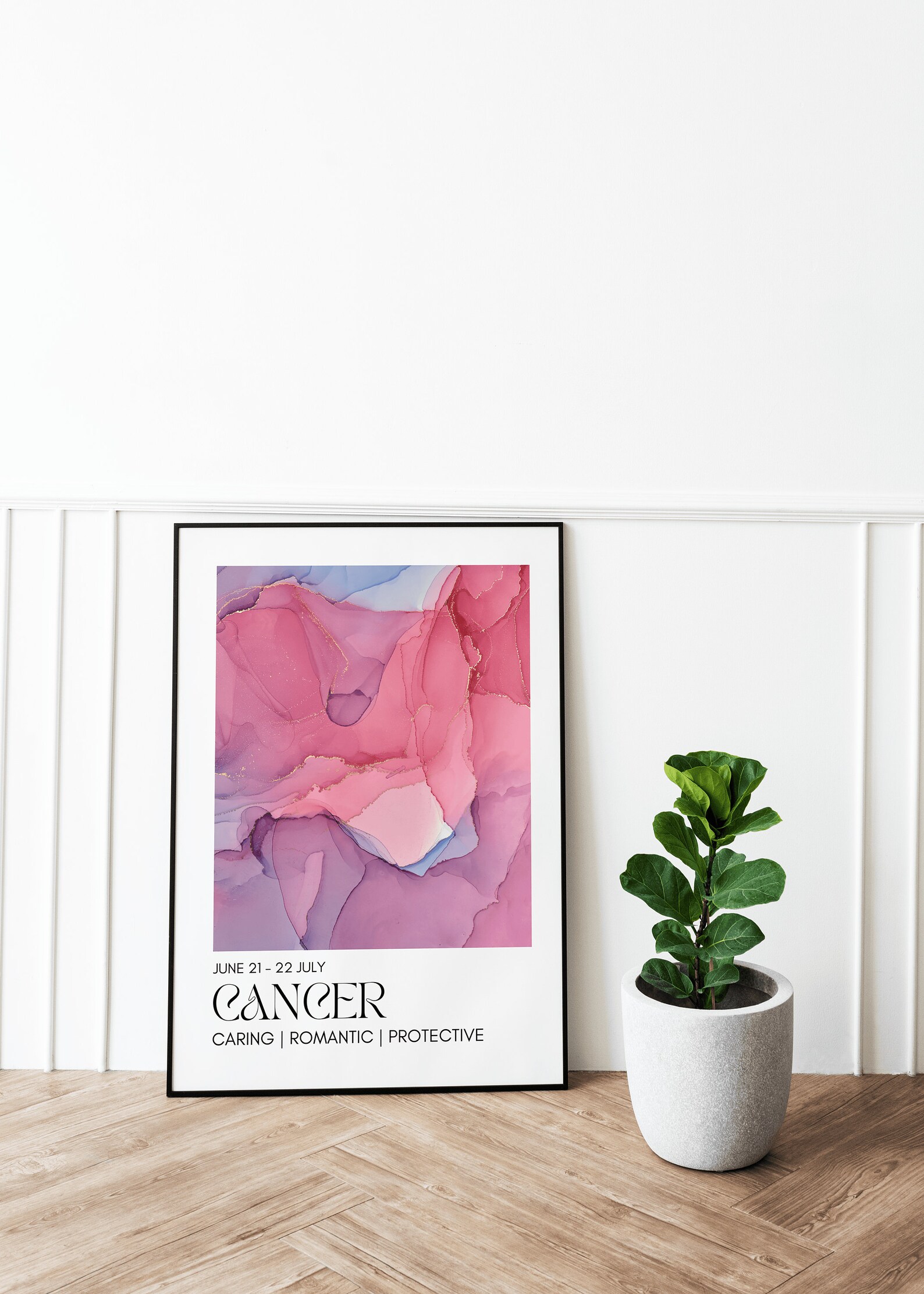 CANCER Print Poster, Cancer Wall Art Print, Cancer Gift, Cancer Zodiac ...