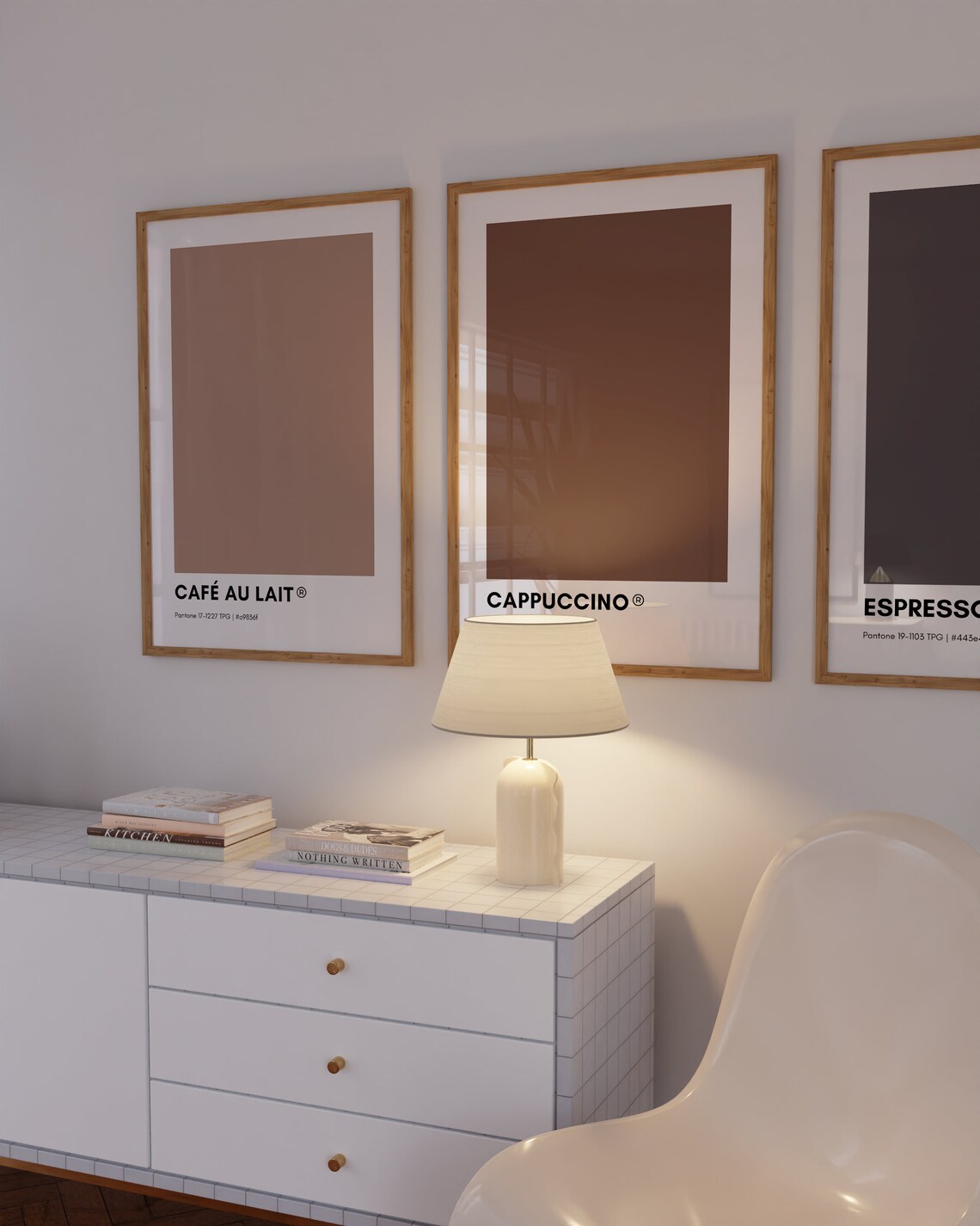 Pantone COFFEE Collection Wall Art Printable Bundle | Set of 6 Prints ...
