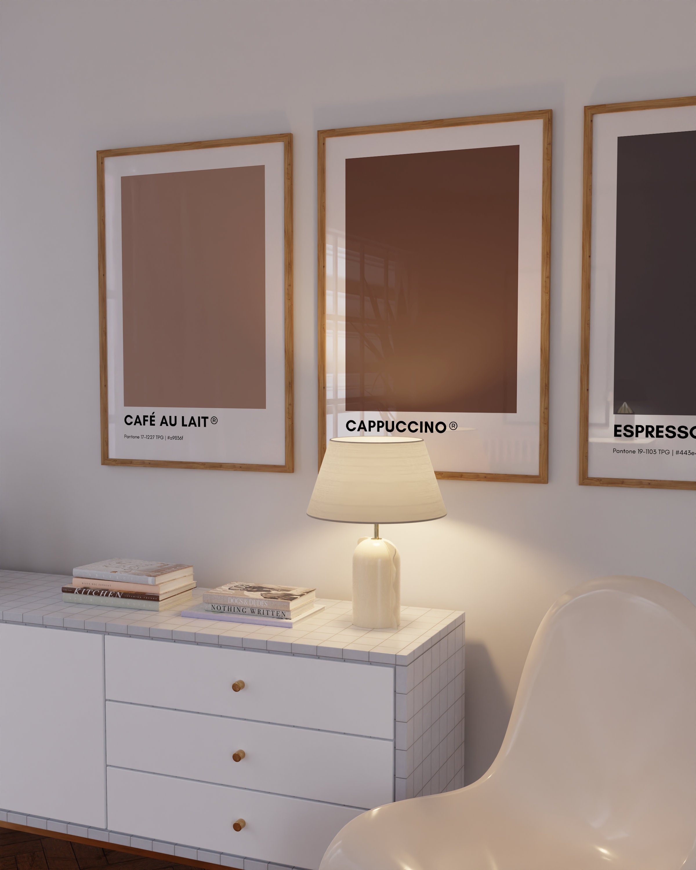 Pantone COFFEE Collection Wall Art Printable Bundle | Set of 6 Prints ...