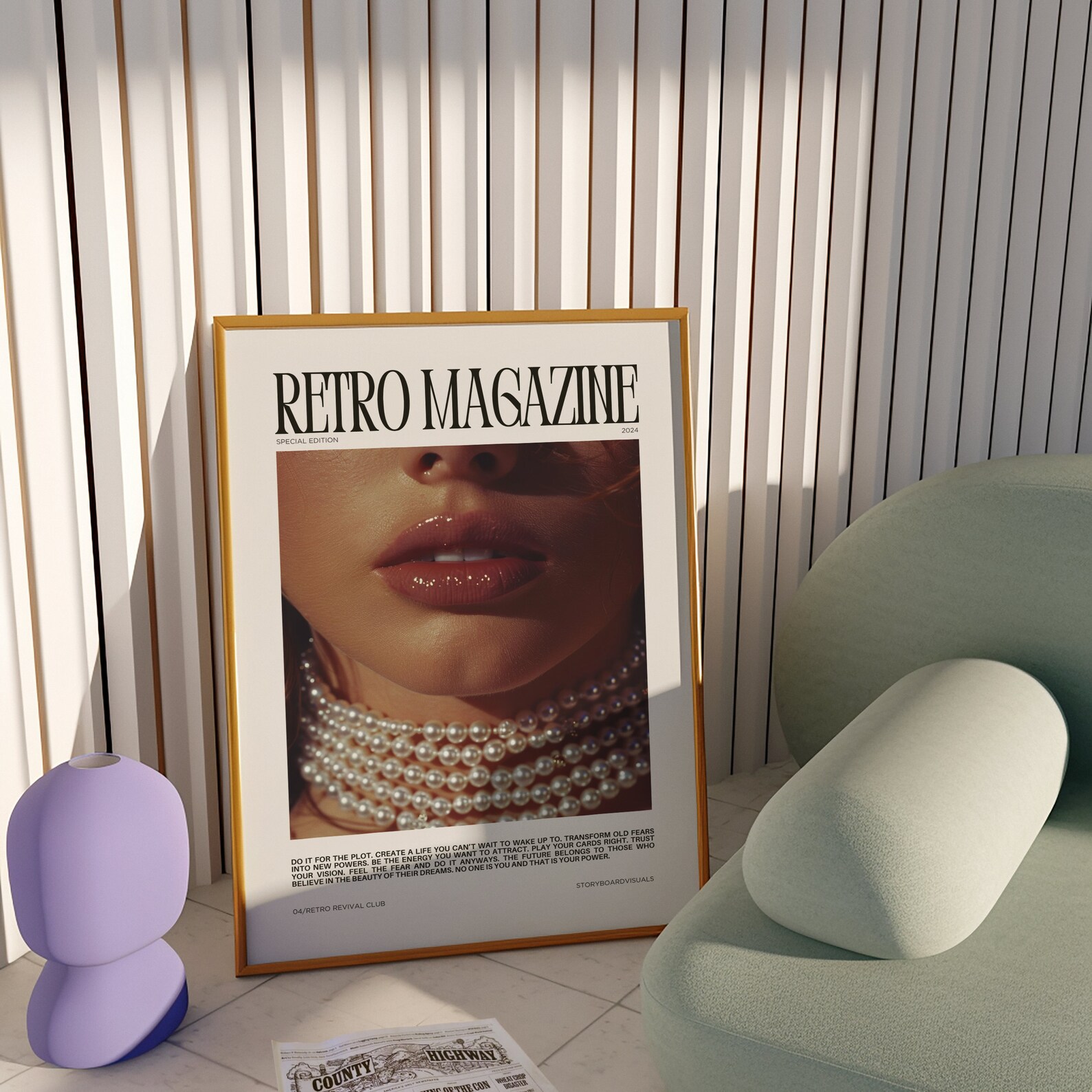 RETRO MAGAZINE Poster Printable, Aesthetic Poster, Magazine Poster ...