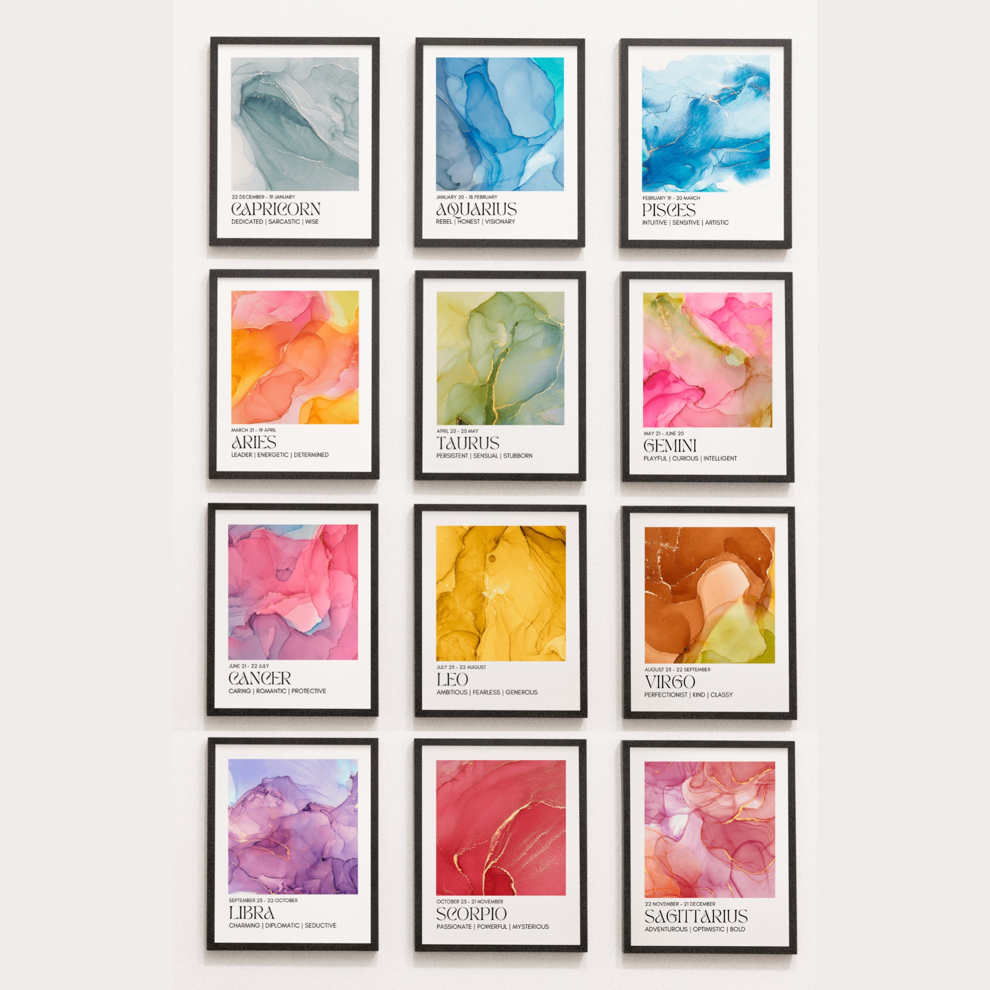 TAURUS Print Poster Taurus Wall Art Print Taurus Gift - Etsy