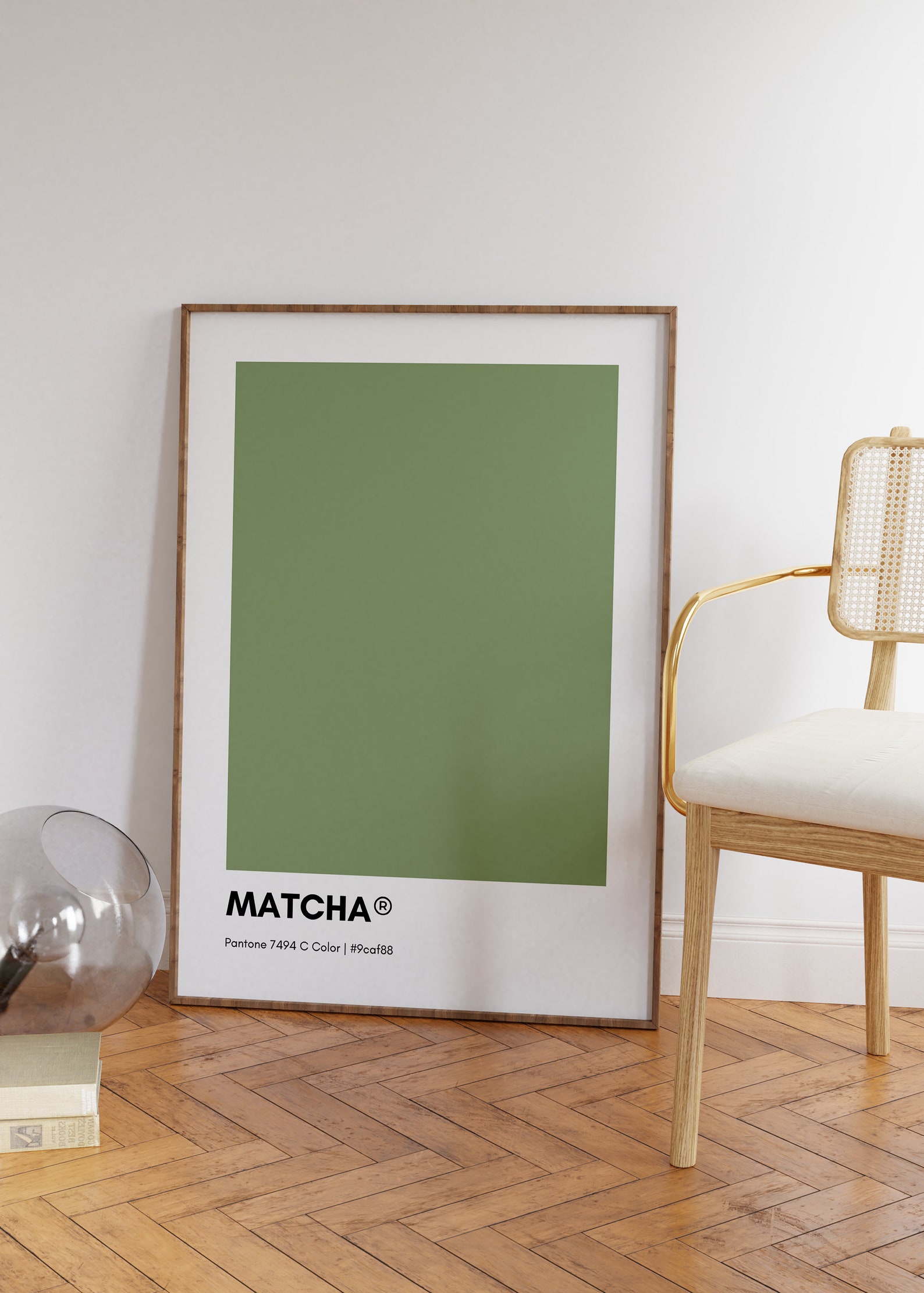Matcha Green Pantone, GREEN Pantone Print Poster, Green Pantone Wall ...