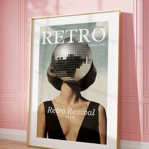 RETRO MAGAZINE Poster Printable, Aesthetic Poster, Magazine Poster ...