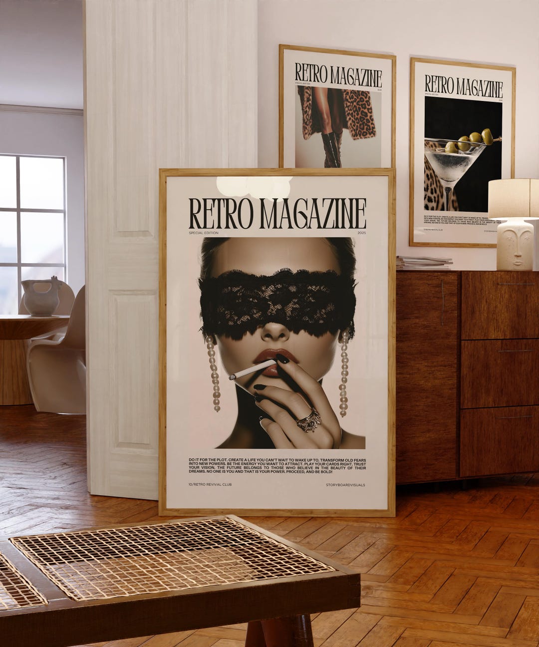 RETRO MAGAZINE Poster Printable, Aesthetic Poster, Magazine Poster ...