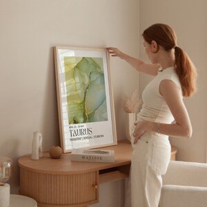 TAURUS Print Poster, Taurus Wall Art Print, Taurus Gift, Taurus Zodiac ...