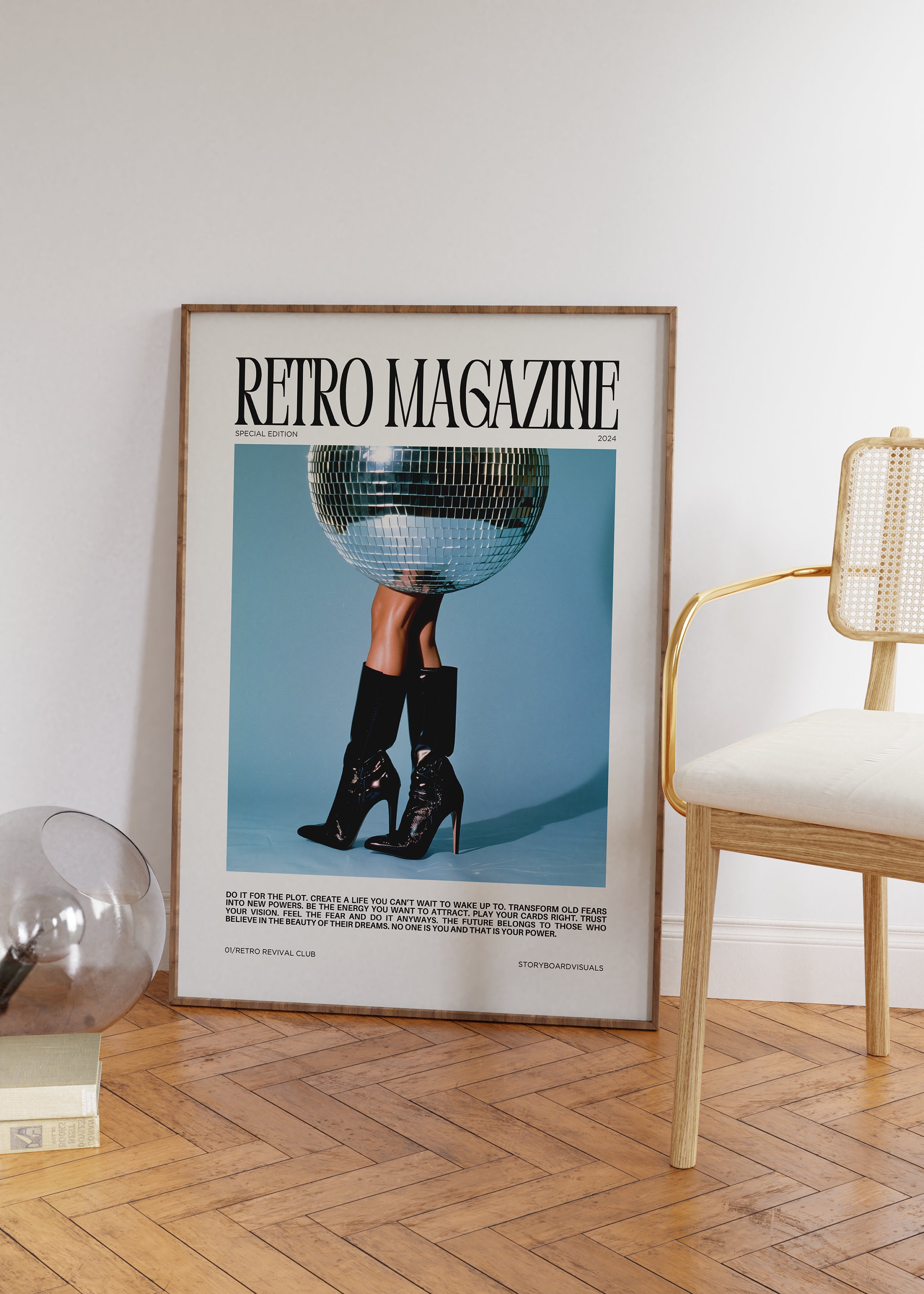 RETRO MAGAZINE Poster Printable, Aesthetic Poster, Magazine Poster ...