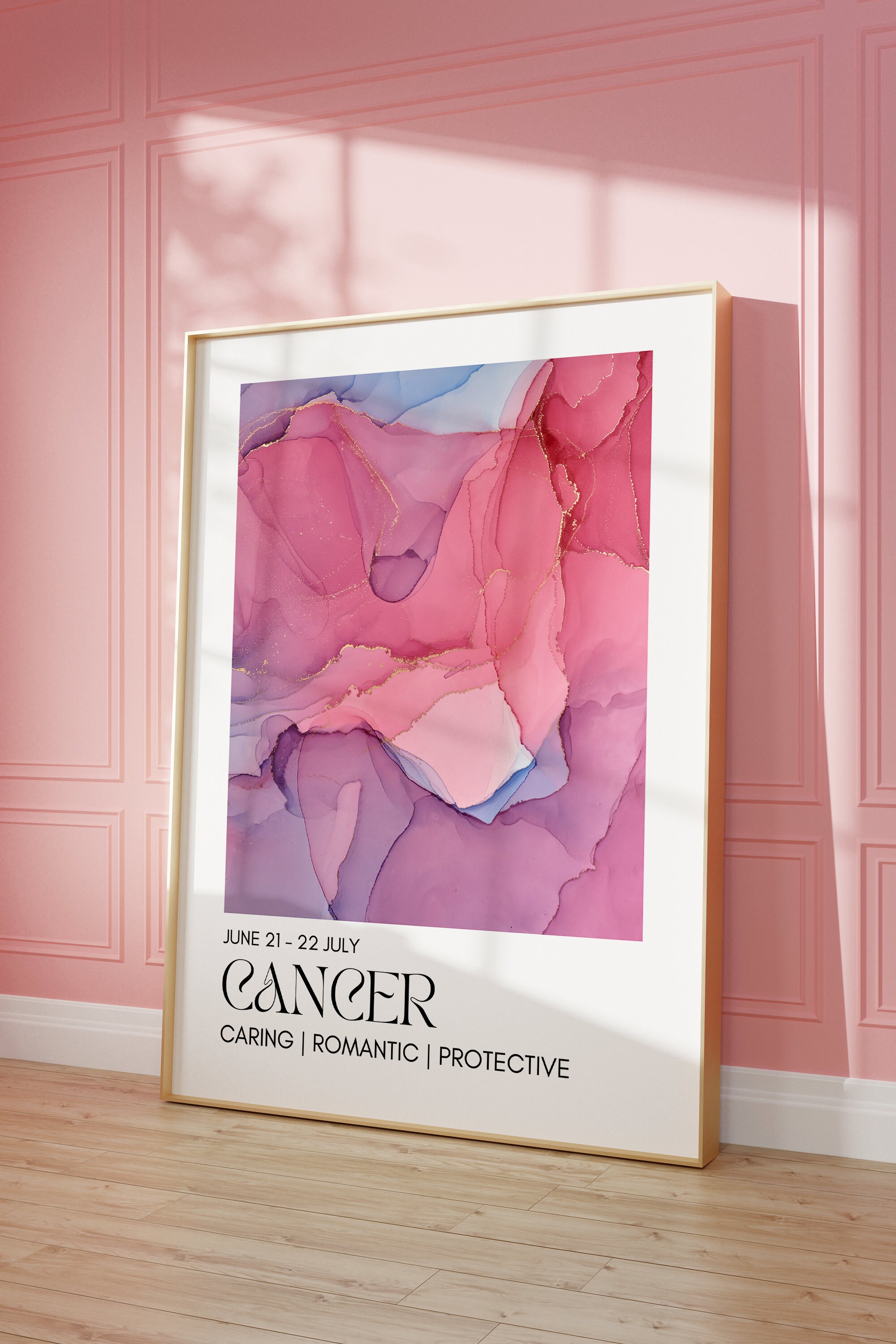 CANCER Print Poster, Cancer Wall Art Print, Cancer Gift, Cancer Zodiac ...