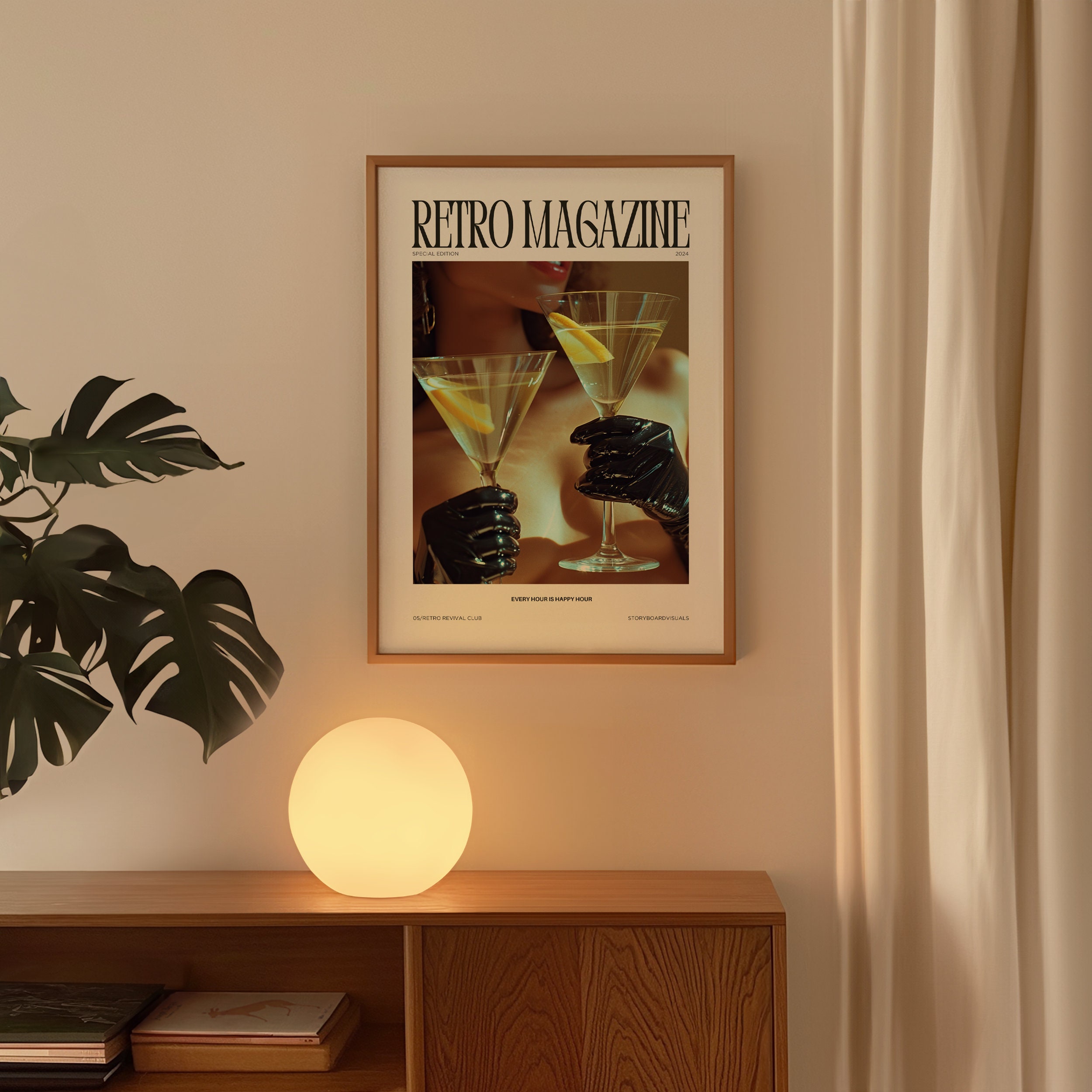 RETRO MAGAZINE Poster Printable, Aesthetic Poster, Magazine Poster ...