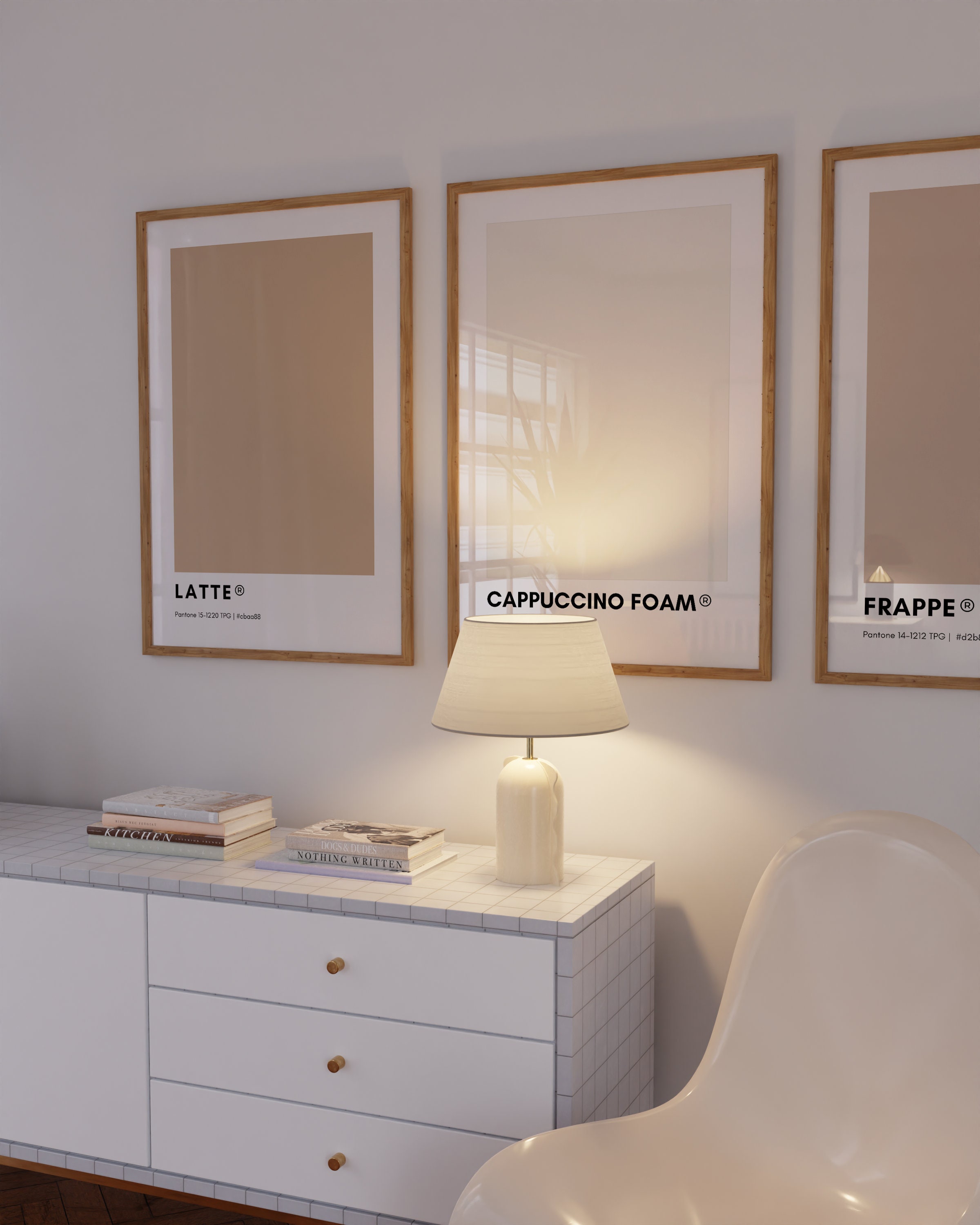 Pantone COFFEE Collection Wall Art Printable Bundle, Set of 6 Prints ...