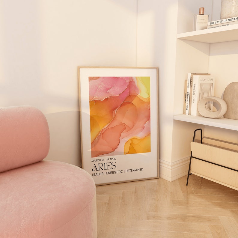 ARIES Print Poster Aries Wall Art Print Aries Gift Aries - Etsy
