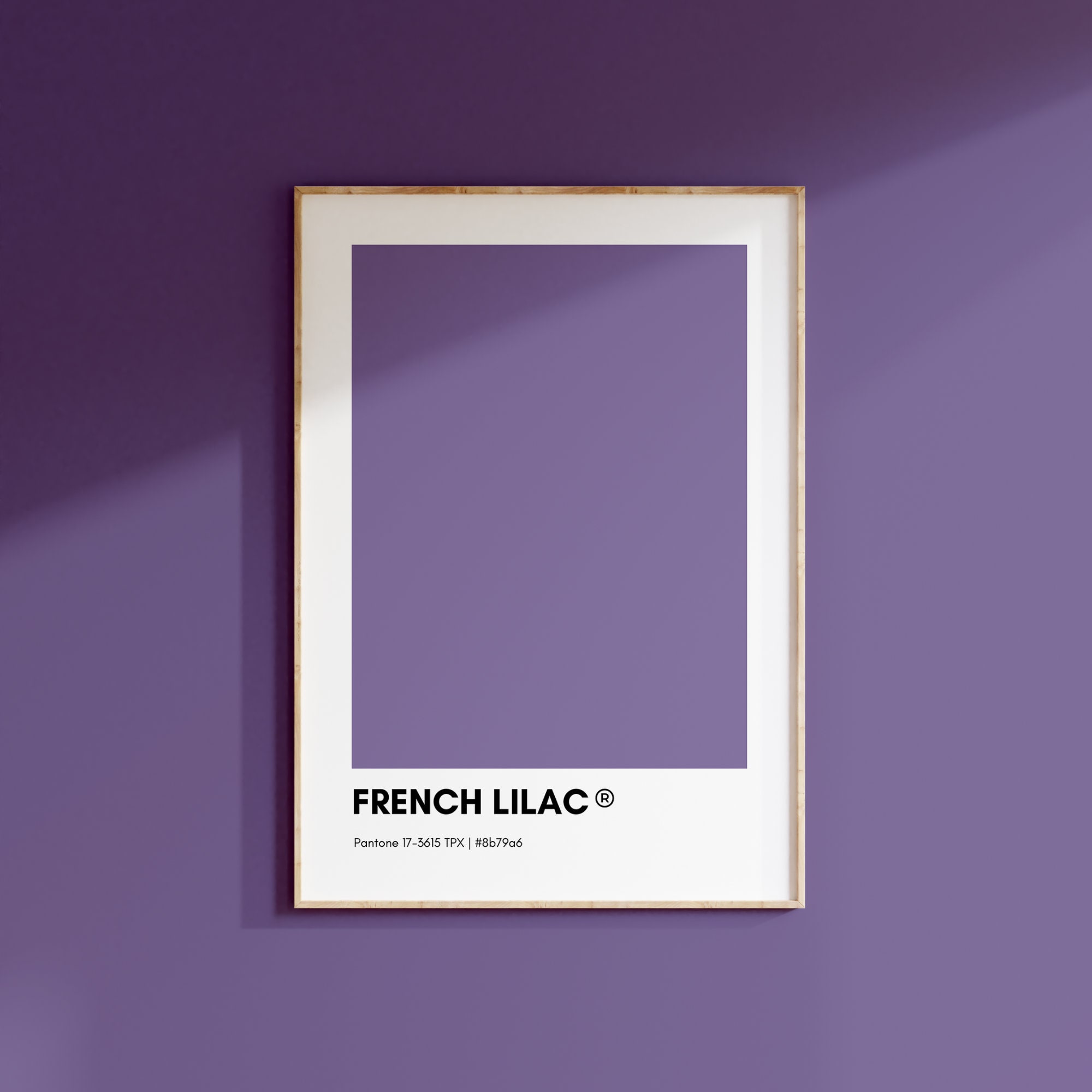Pantone PURPLE Wall Art Printable Bundle, Set of 6 Prints Purple ...
