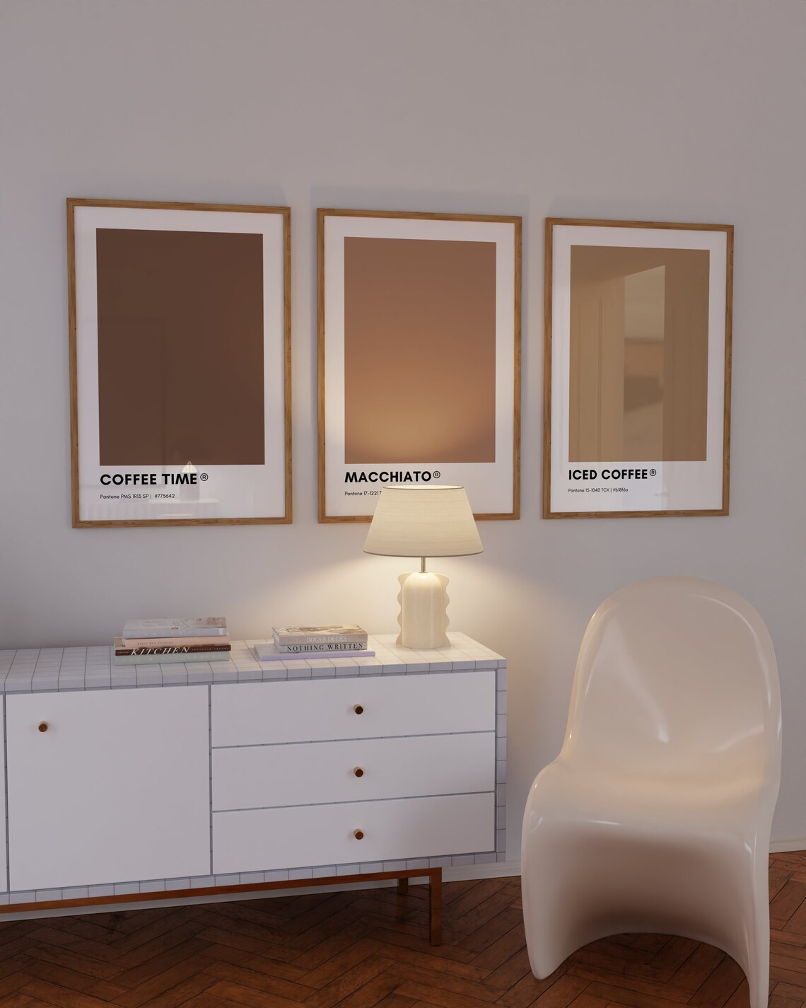 Pantone COFFEE Collection Wall Art Printable Bundle | Set of 6 Prints ...