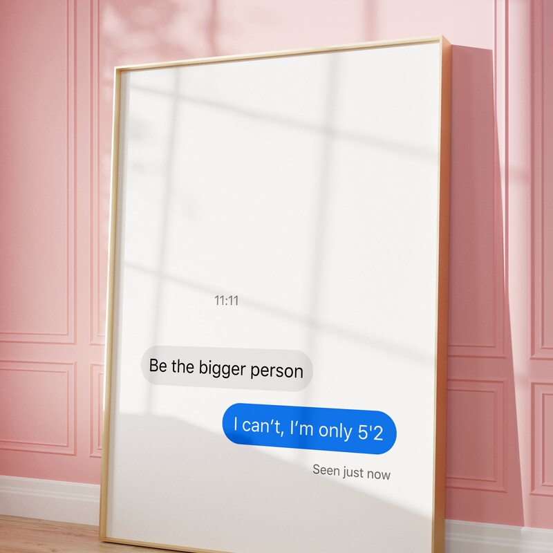 Funny Quote Poster - Etsy