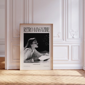 RETRO MAGAZINE Poster Printable, Aesthetic Poster, Magazine Poster ...