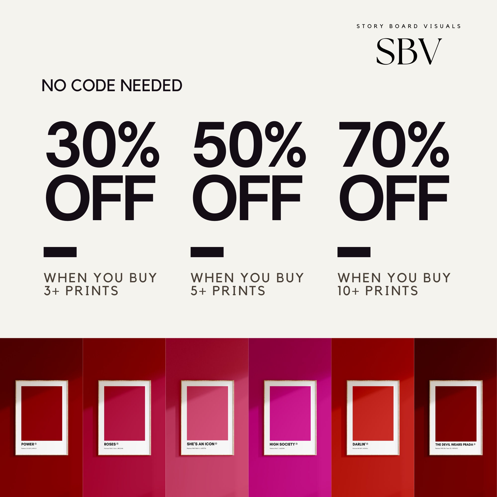 The Devil Wears Prada Pantone Print Poster, RED Pantone Poster Print ...