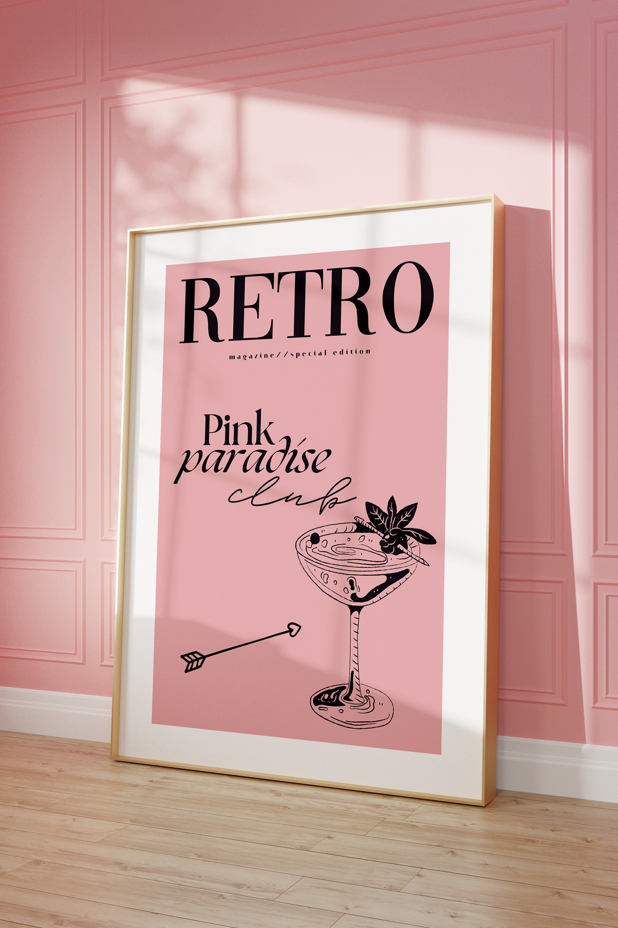 RETRO MAGAZINE Poster Printable, Aesthetic Poster, Magazine Poster ...