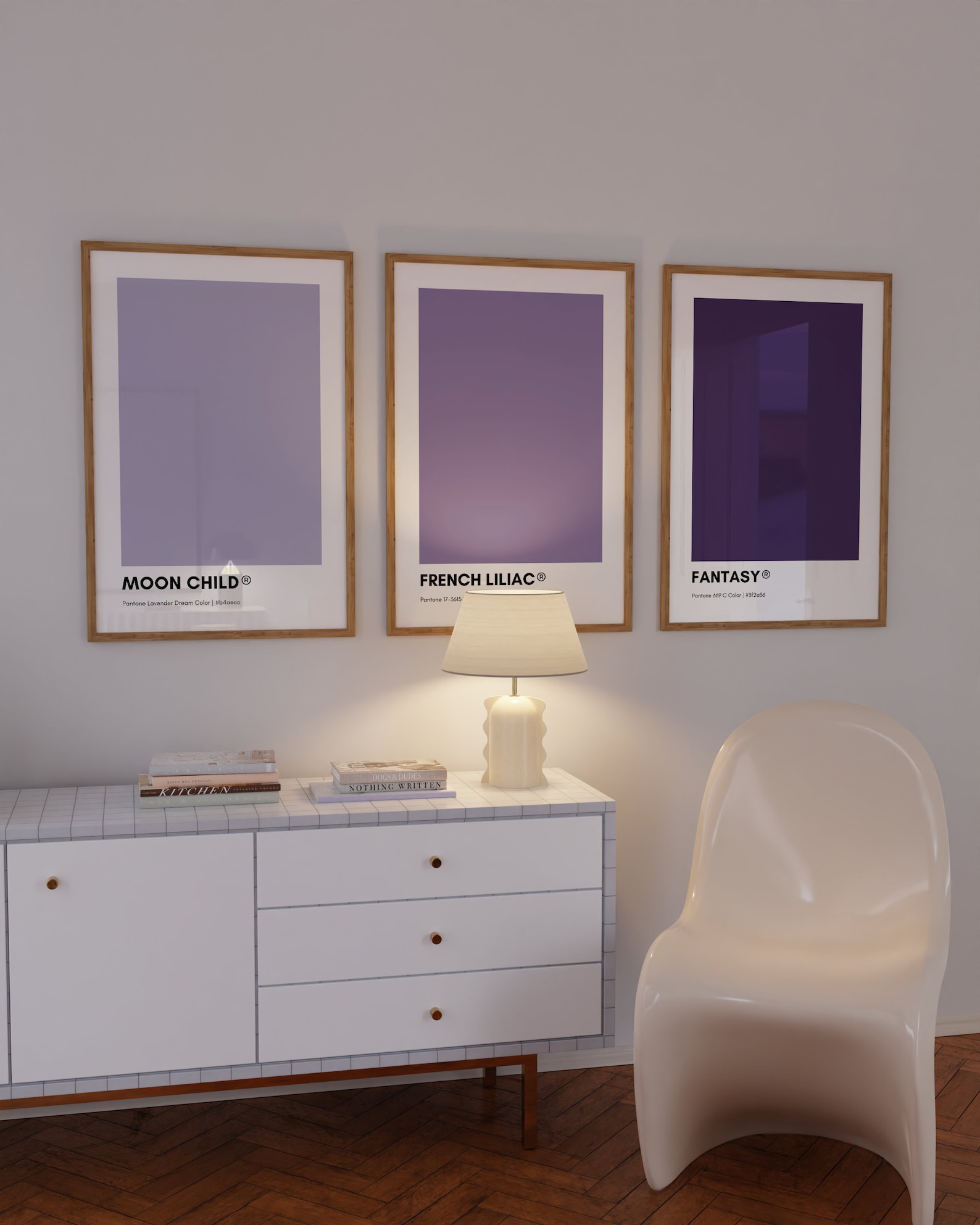 Moon Child Purple Pantone, PURPLE Pantone Print Poster, Purple Pantone ...