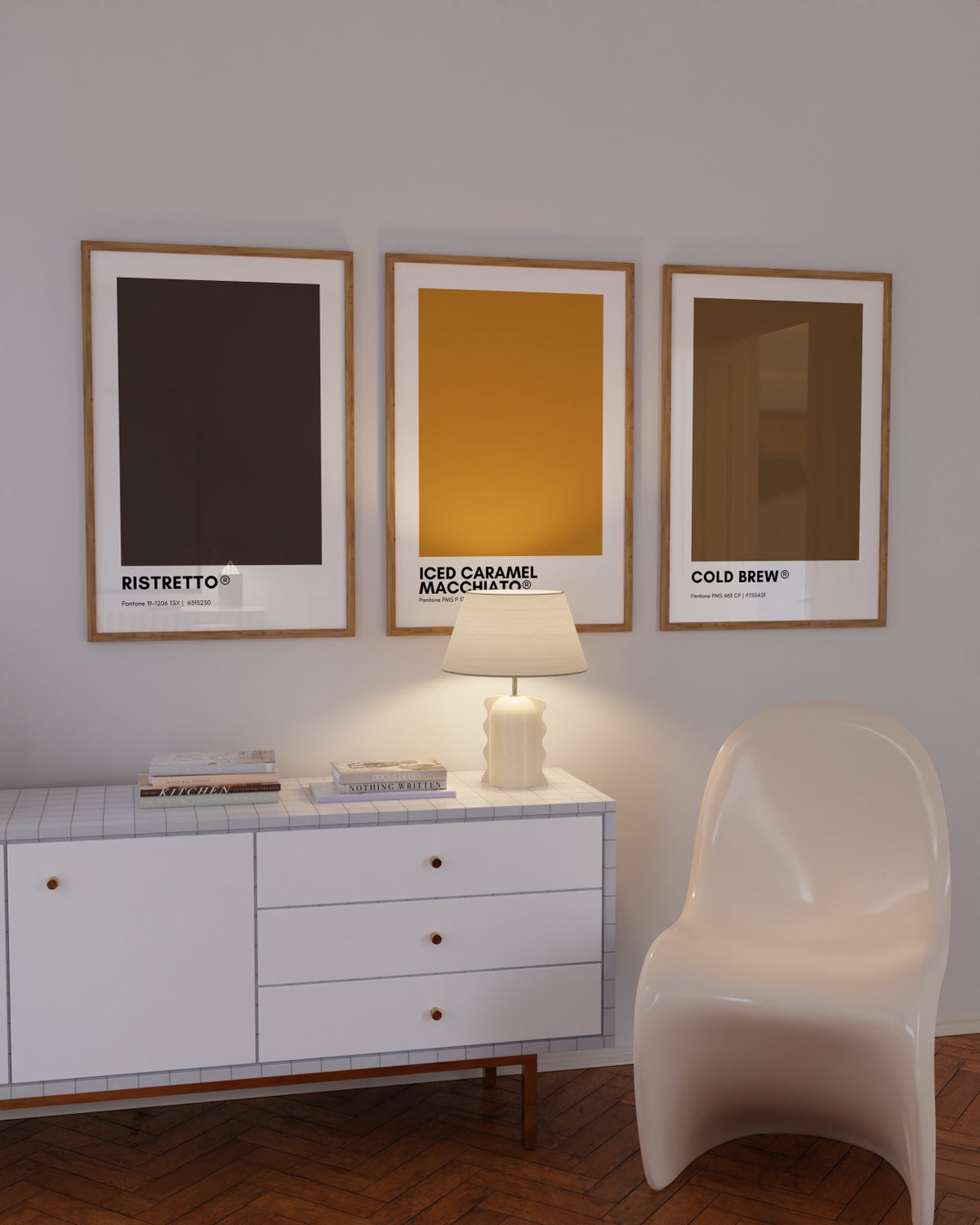 Pantone COFFEE Collection Wall Art Printable Bundle, Set of 6 Prints ...